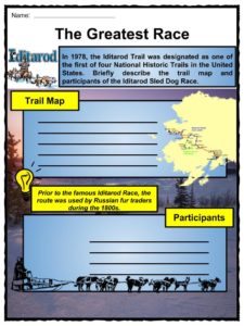 The Iditarod 2019 Facts, Worksheets & Historical Information For Kids
