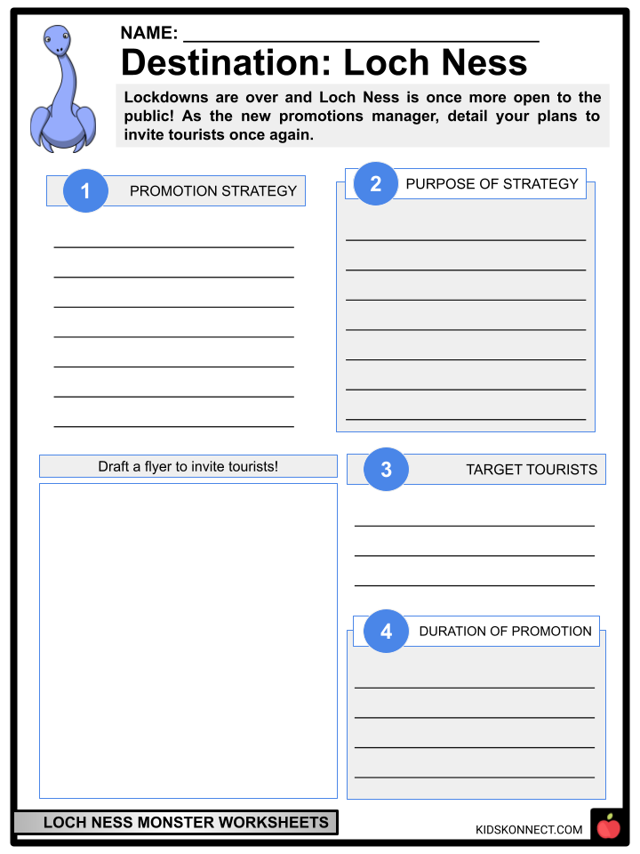 The Loch Ness Monster Activity Pack - Educational Images | Picstank