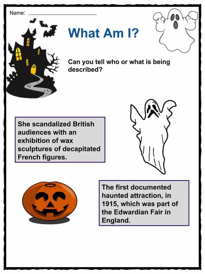 Haunted House Facts, Worksheets & History Information For Kids