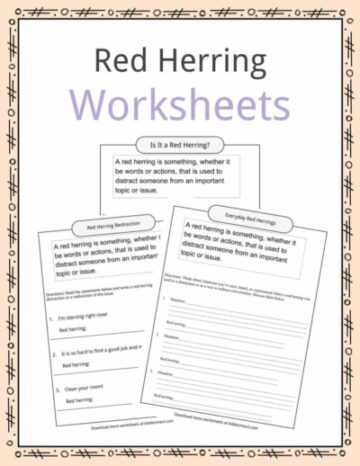 Red Herring Facts & Worksheets | Definition & Examples For Kids