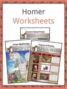The Greek Poet Homer Facts, Worksheets, Life, Work & Poetry For Kids