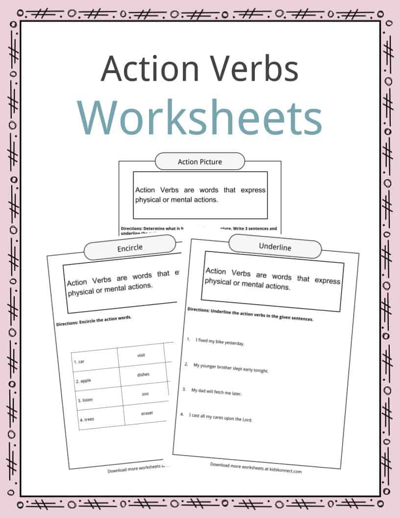 Verb Worksheets For Elementary School Printable Free K5 Learning Verb Worksheets For Elementary School Printable Free K5 Learning