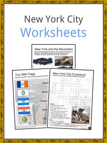 New York State Worksheets | Geography, History, Economy