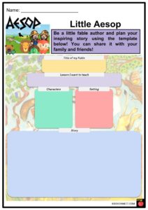 Aesop (Greek Author) Facts, Worksheets, Fables & Morals For Kids