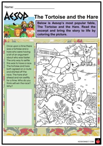 Aesop (Greek Author) Facts, Worksheets, Fables & Morals For Kids