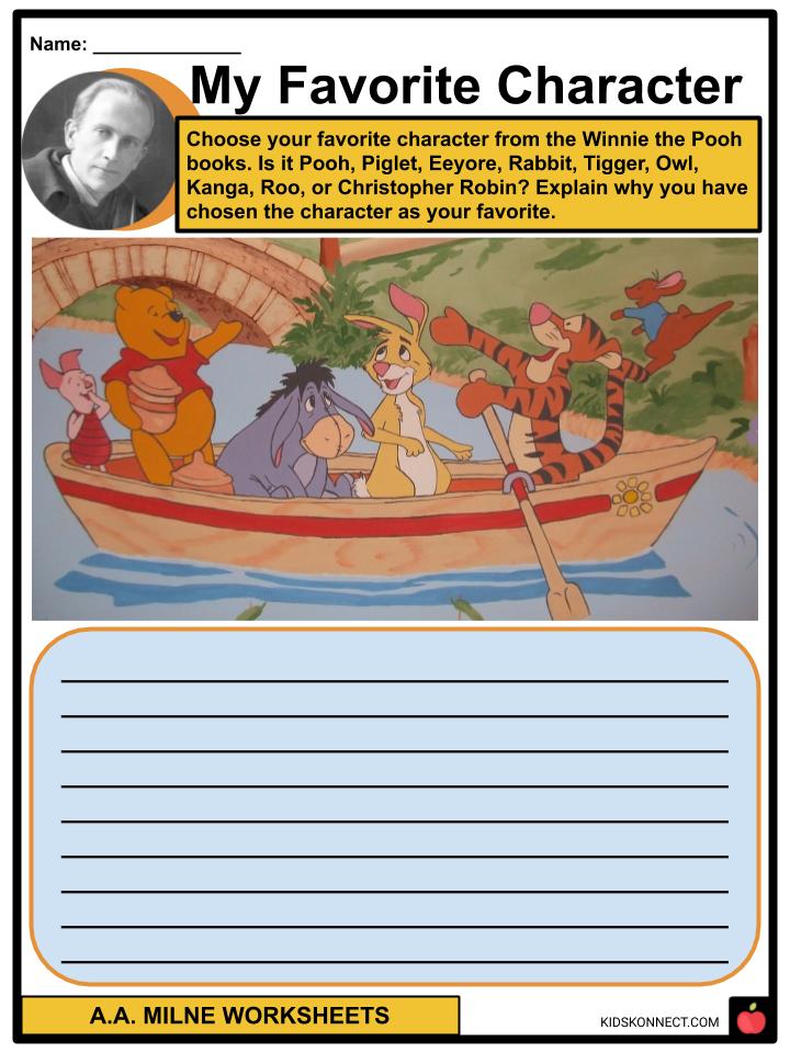 A. A. Milne Facts, Worksheets, Early Life & Education For Kids
