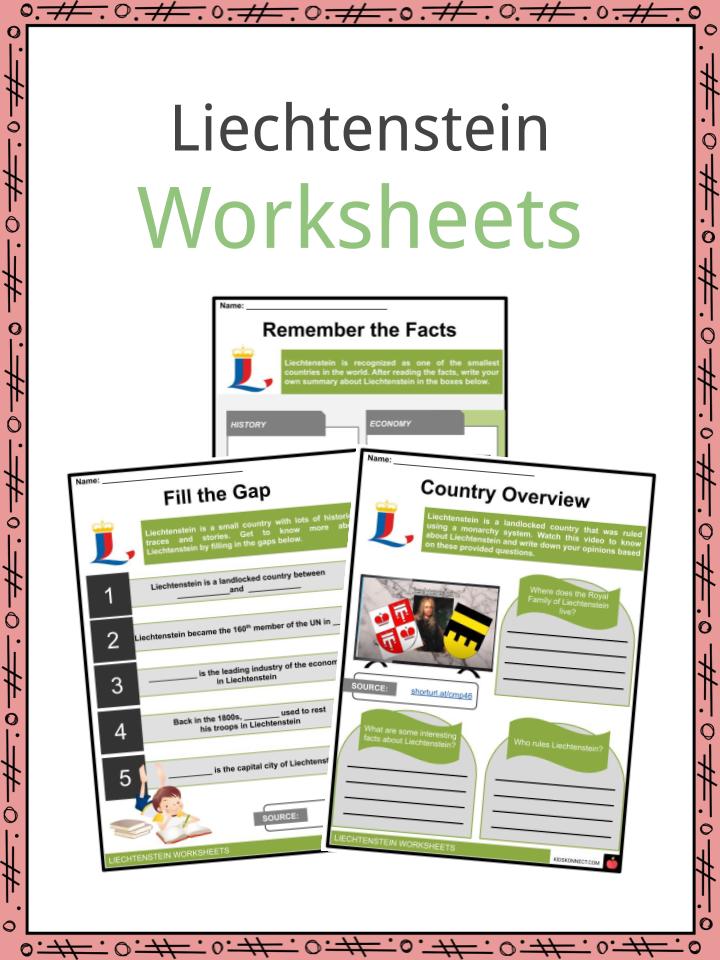Liechtenstein Facts, Worksheets, History & Geography For Kids
