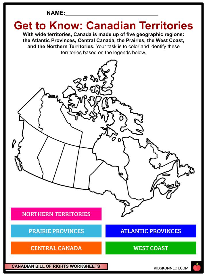 Canadian Bill of Rights Facts & Worksheets For Kids