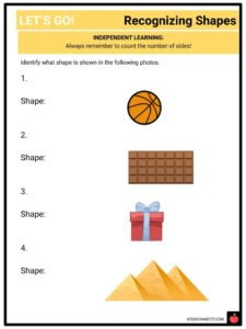 Geometry: Recognizing Shapes CCSS 2.G.1 Facts & Worksheets For Kids