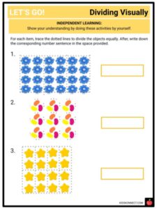 Operations and Algebraic Thinking: Dividing Visually CCSS 3.OA.2 Facts