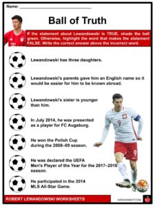 Robert Lewandowski Facts, Worksheets & Early Life For Kids