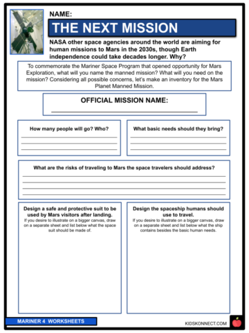Mariner 4 Facts & Worksheets | KidsKonnect