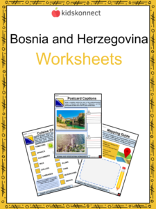 Bosnia and Herzegovina Worksheets & Facts | Geography, History