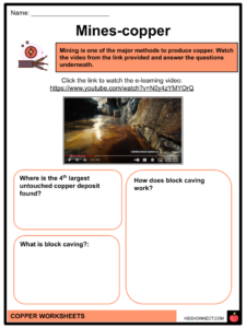 Copper Worksheets & Facts | Properties and Uses