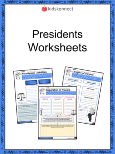 US Presidents Worksheets For Kids | Who, When & Legacy