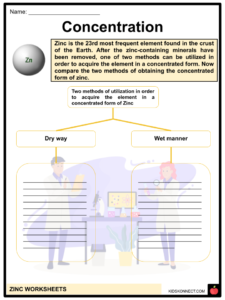 Zinc Worksheets & Facts | Discovery, Properties, Uses, Health