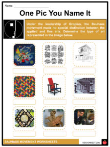 Bauhaus Movement Facts & Worksheets | Famous Bauhaus Artists