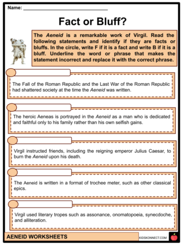 Aeneid Facts & Worksheets | History, Author, Writing Styles