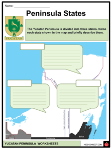 The Yucatán Peninsula Facts & Worksheets | Landmarks, History