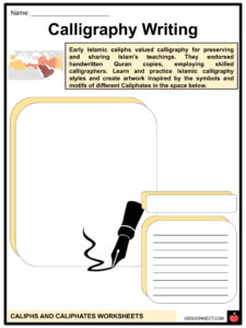 Caliphs and Caliphates Worksheets | Umayyad & Abbasid Dynasties