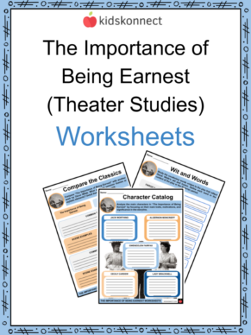 The Importance of Being Earnest Worksheets | Period, Themes