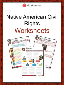 Native American Civil Rights Worksheets | Struggles & Impact