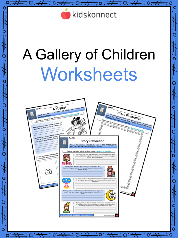 A Gallery of Children Worksheets | The Author, Short Stories
