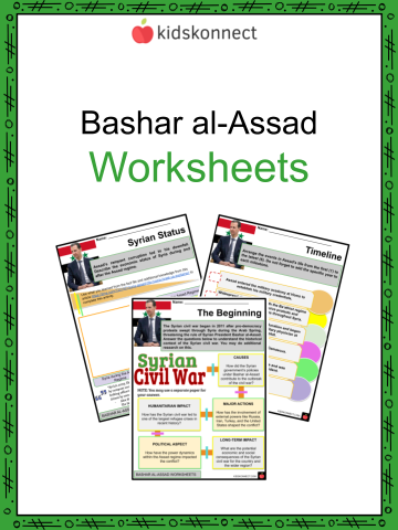 Bashar al-Assad Worksheets | Syrian Civil War, Human Rights