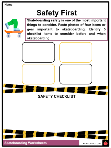 Skateboarding Worksheets | Importance, Tricks, Safety Measures
