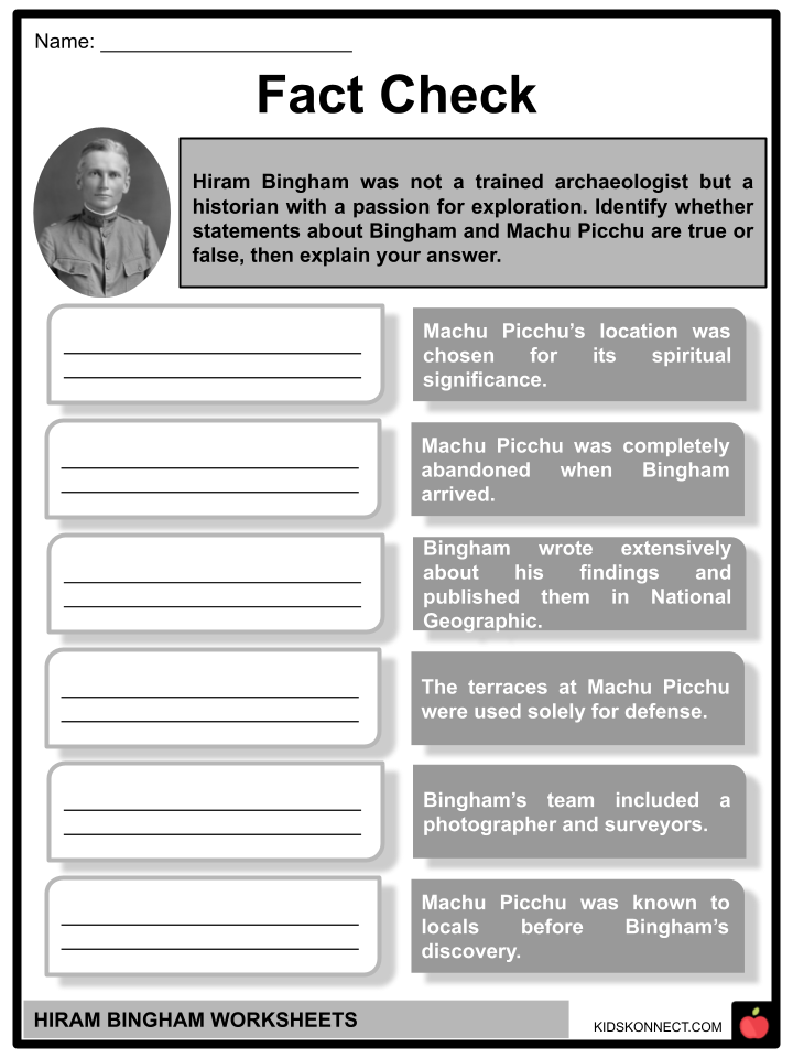 Hiram Bingham | Facts, Life, Legacy