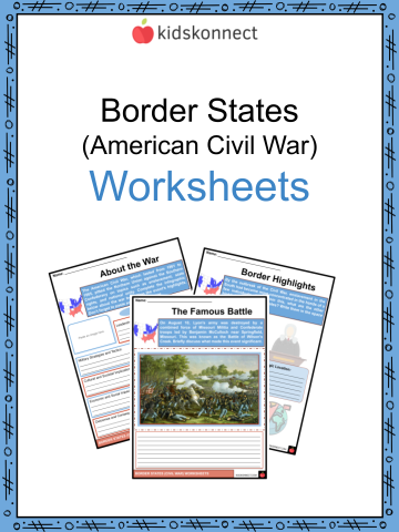 Border States Worksheets | Emancipation Proclamation, 5 States